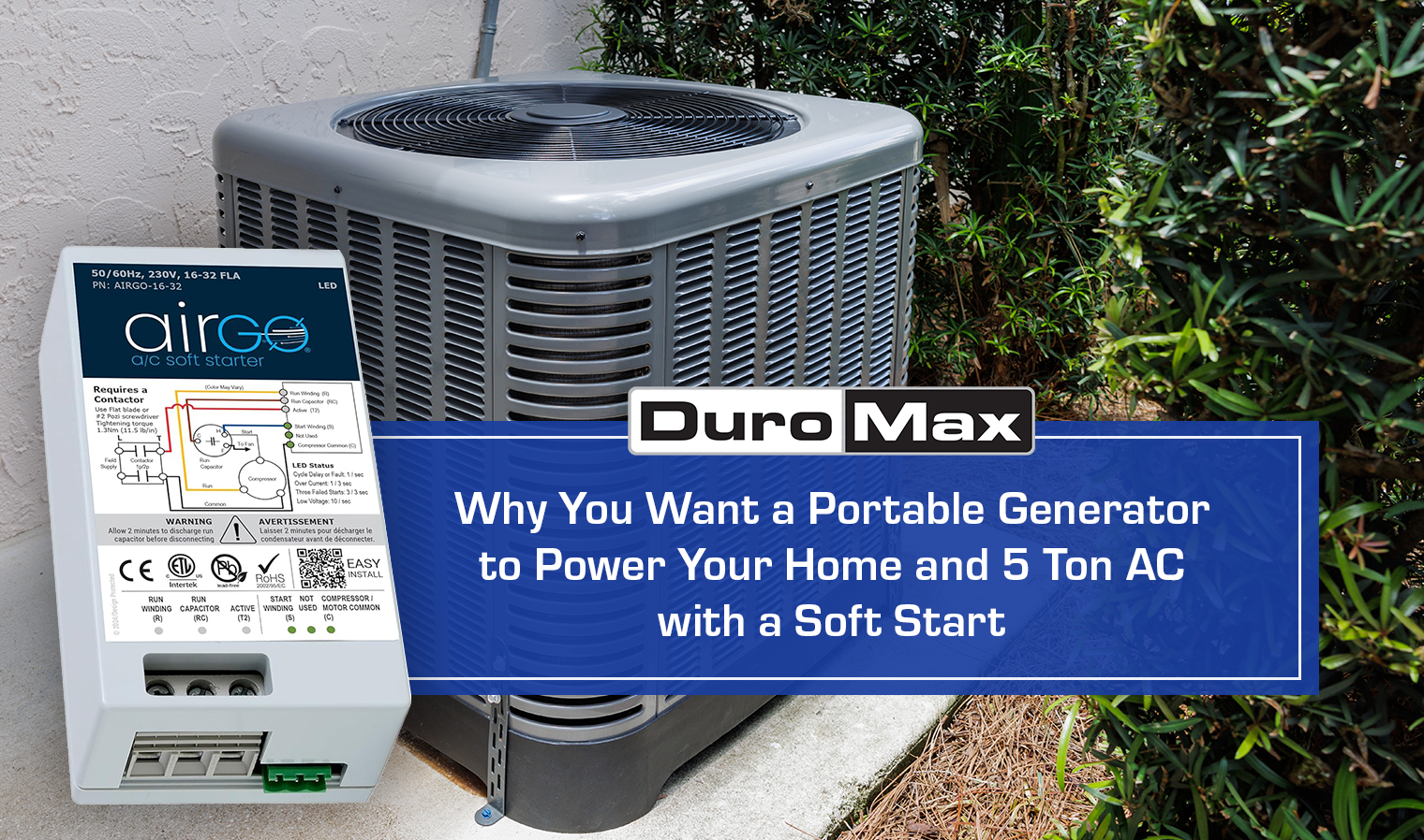 Why You Want a Portable Generator to Power Your Home and 5-Ton AC with ...