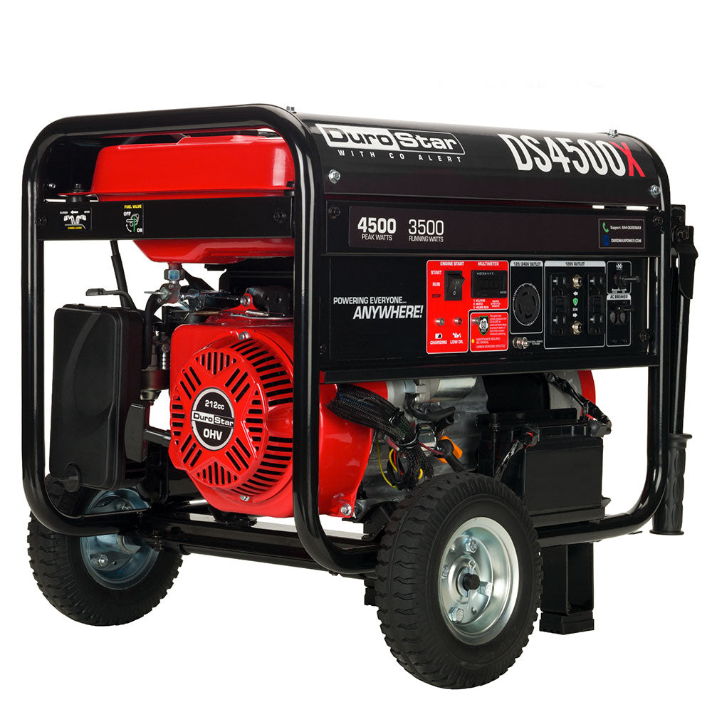 4,500 Watt Gasoline Portable Generator w/ CO Alert – DuroMax Power ...