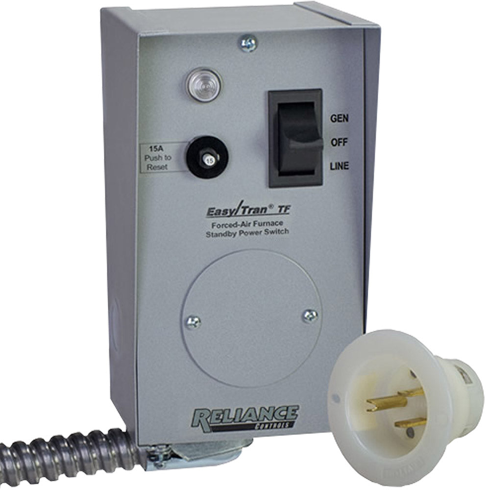 Reliance TF151W 15A Easy/Tran Furnace Transfer Switch - Gray – TF151W ...